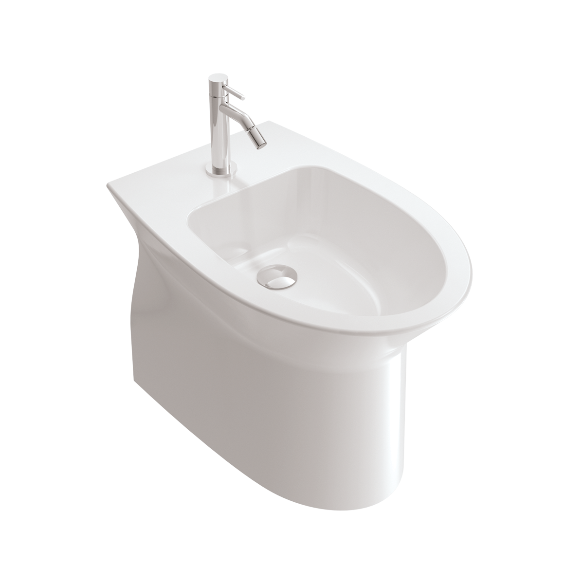 Floor standing bidet - White Ville