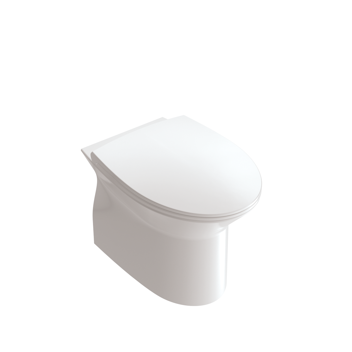 Floor standing WC (S/P-trap) - White Ville