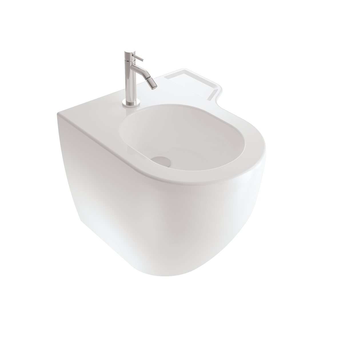 Floor standing bidet - White Ville