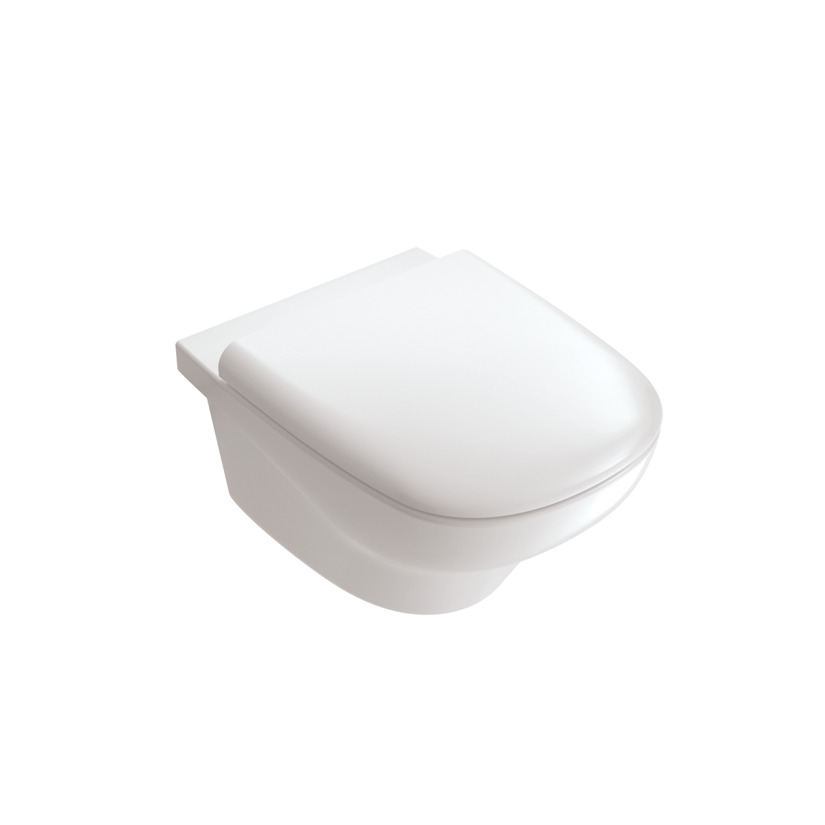 Wall hung WC (P-trap) - White Ville Sanitary Ware